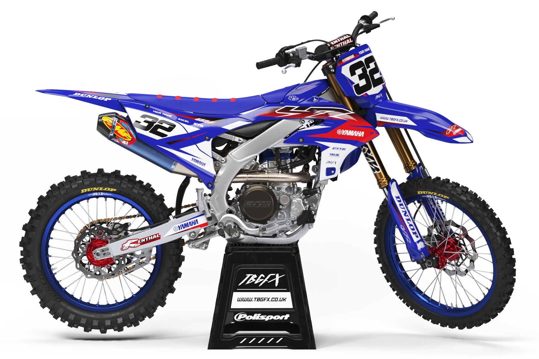 Yamaha 'Vital' Blue Graphics Kit – TB Graphics LTD