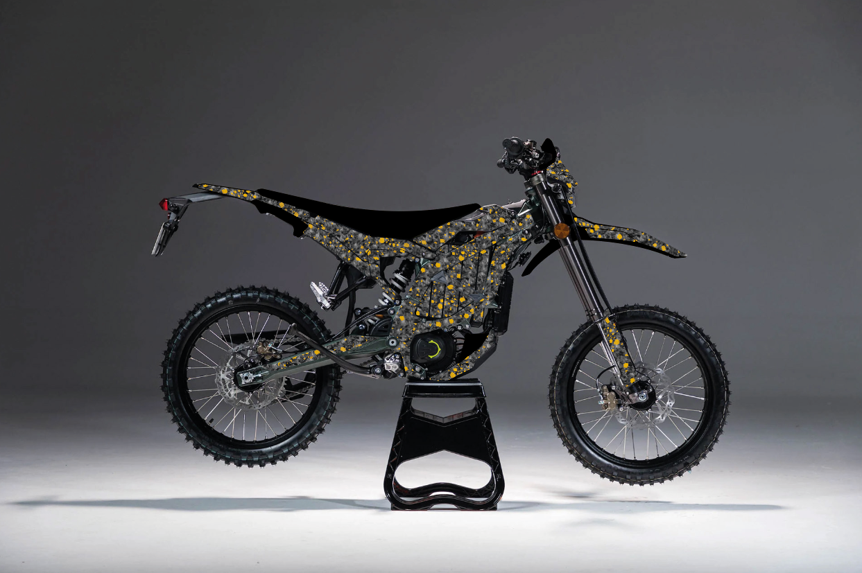 Surron Ultra Bee 'FORGED GOLD LEAF' Graphics Kit – TB Graphics LTD