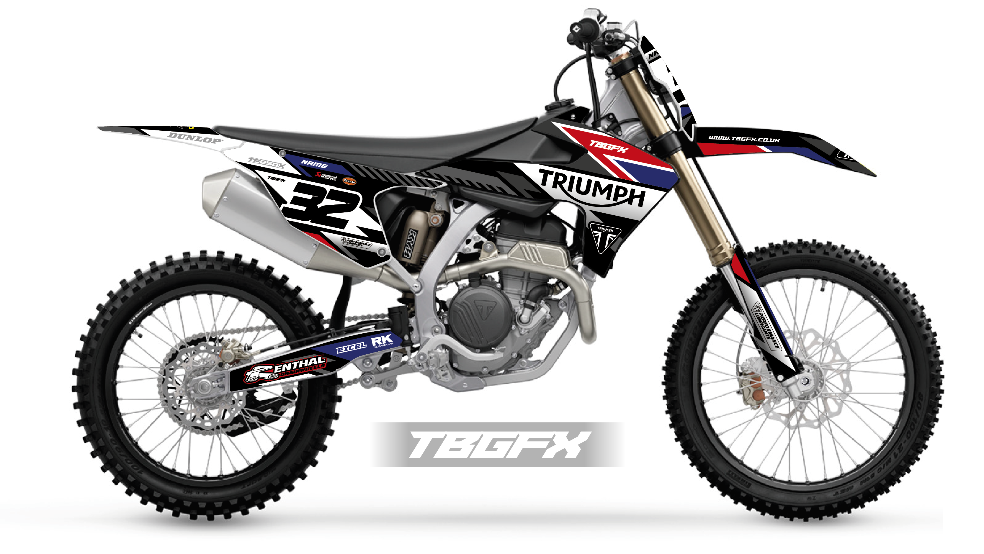 Triumph 'Glory' Union Graphics Kit – TB Graphics LTD