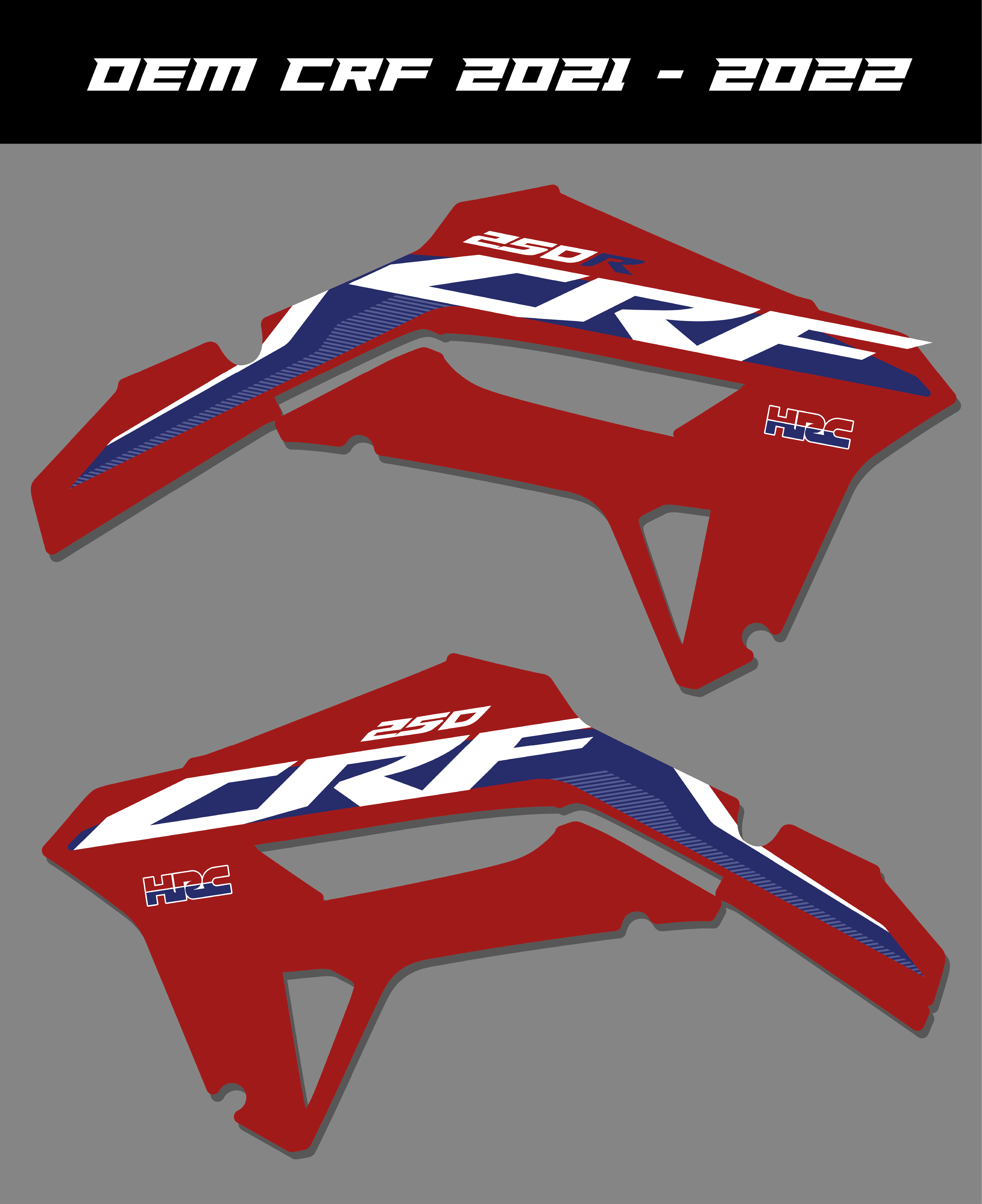 Honda OEM 21-22 CRF Graphics – TB Graphics LTD