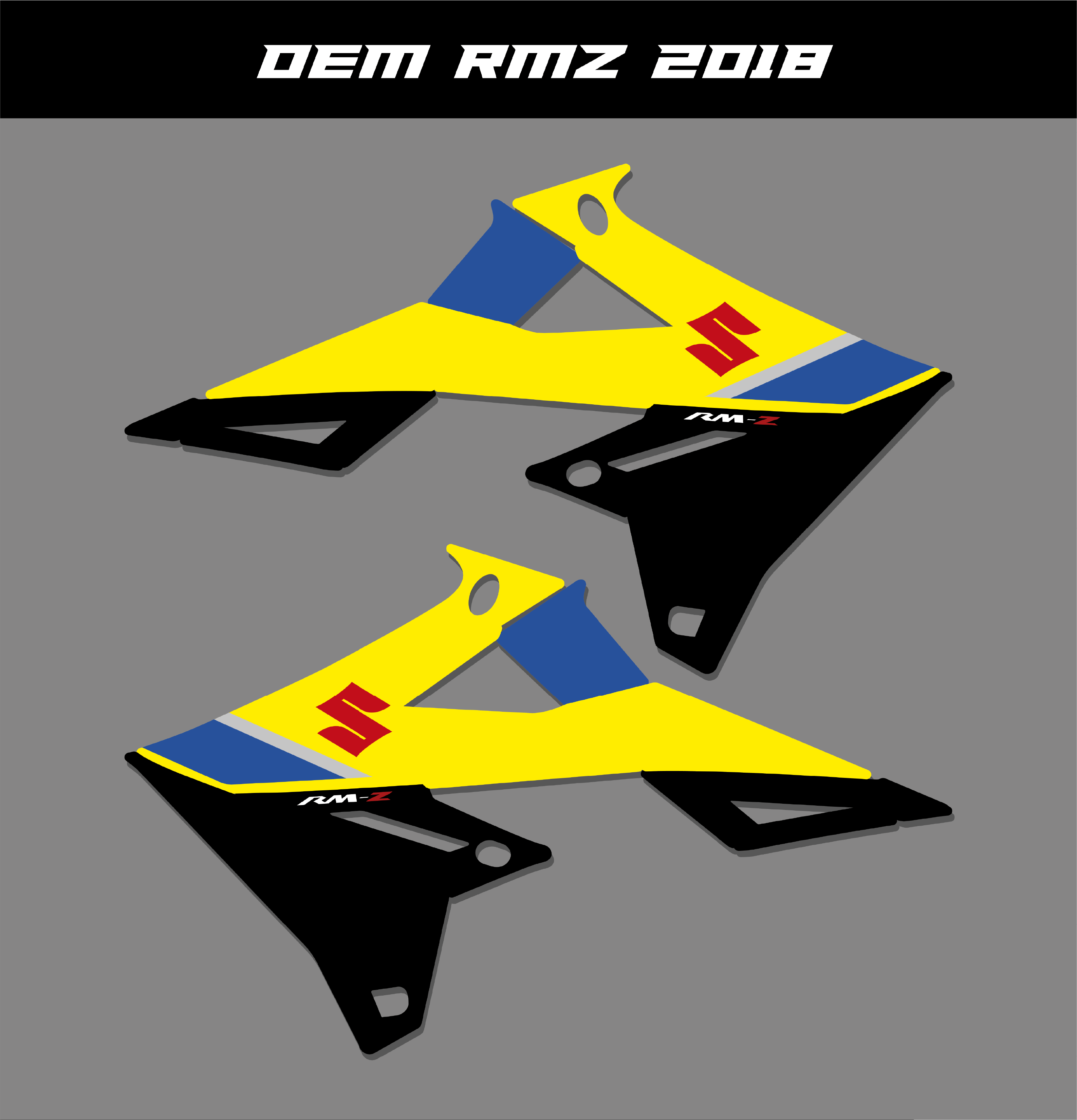 Suzuki OEM 18 RMZ Graphics – TB Graphics LTD