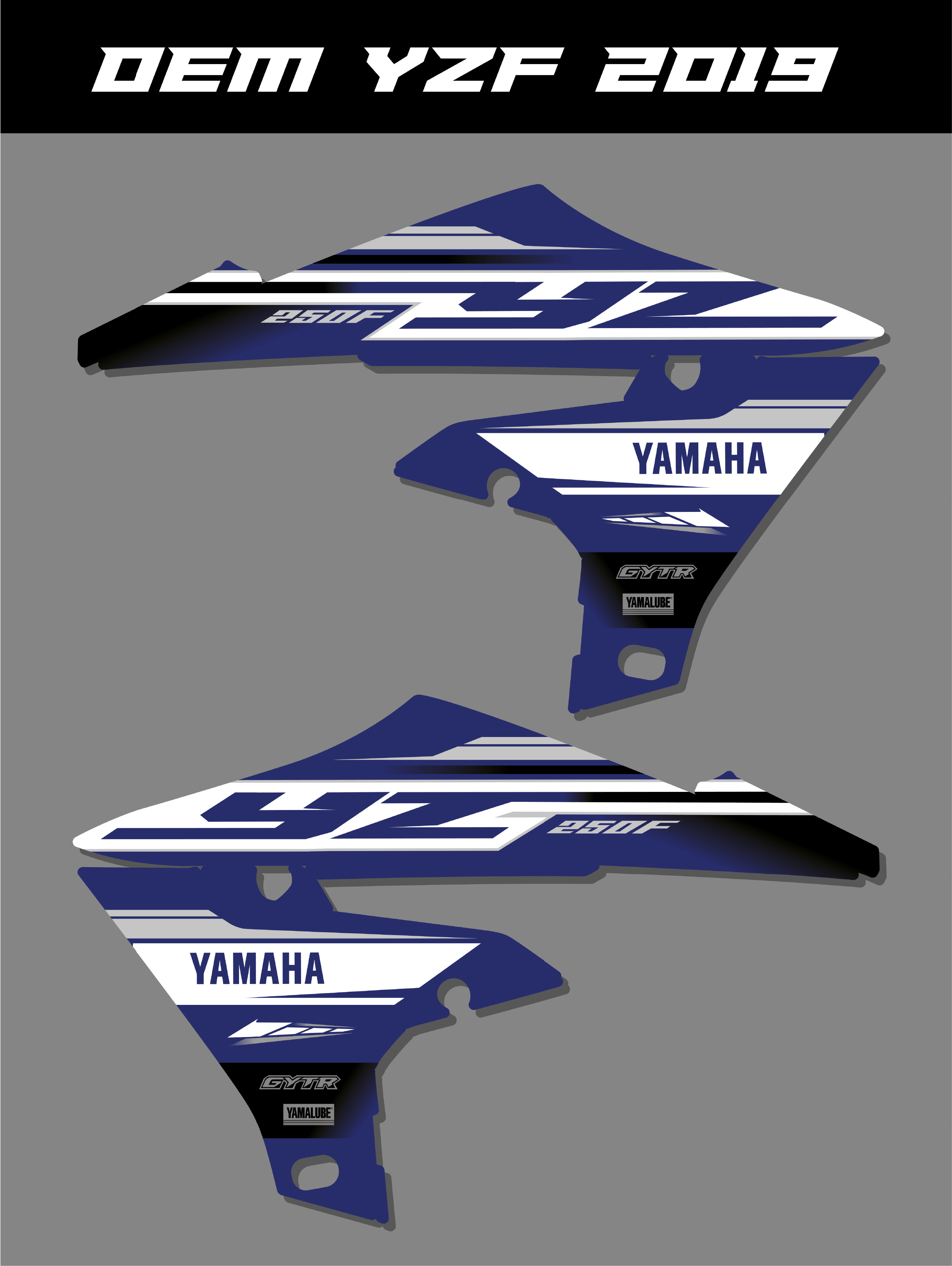 Yamaha OEM 19 YZF Graphics – TB Graphics LTD