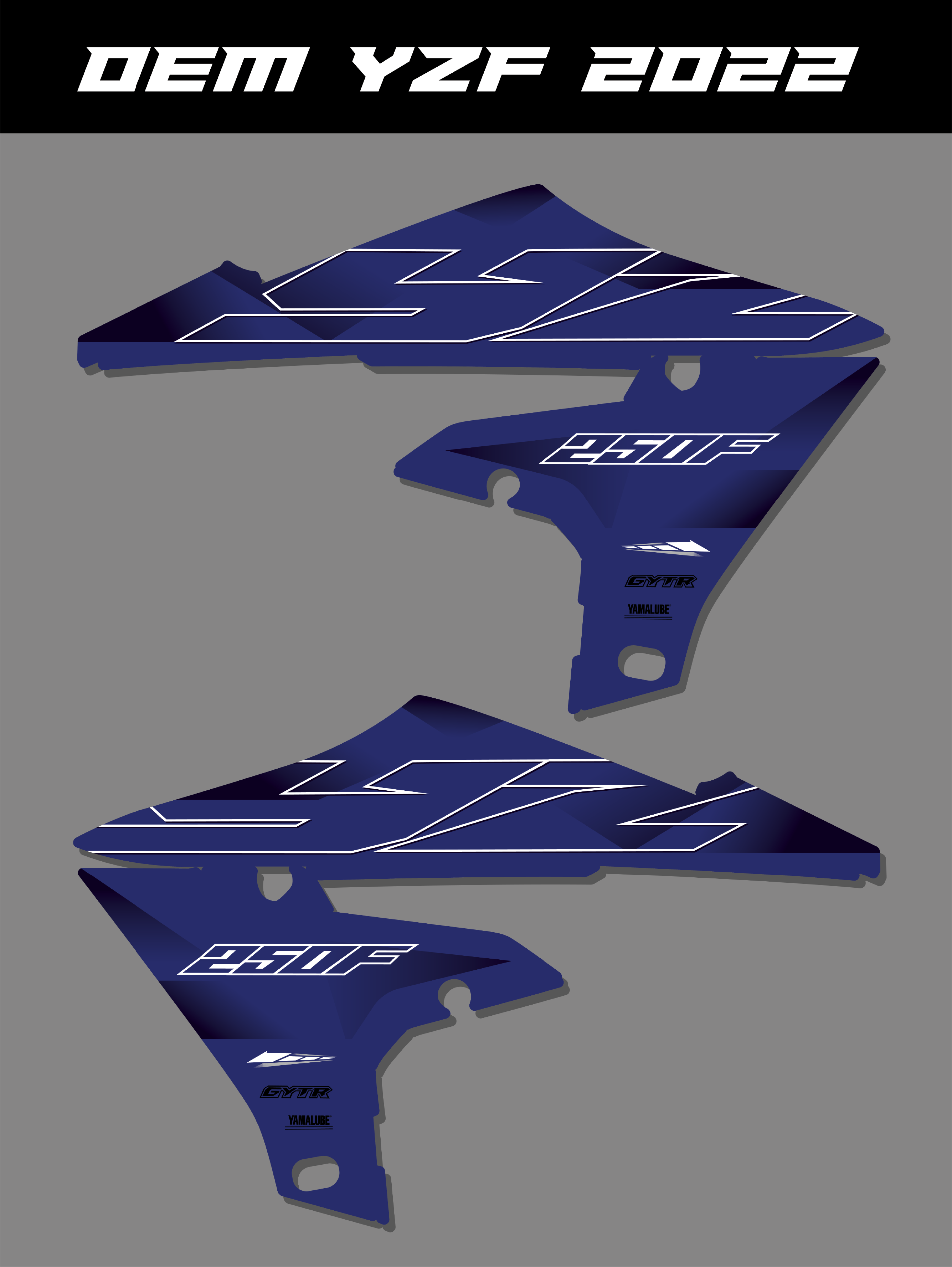 Yamaha OEM 22 YZF Graphics – TB Graphics LTD
