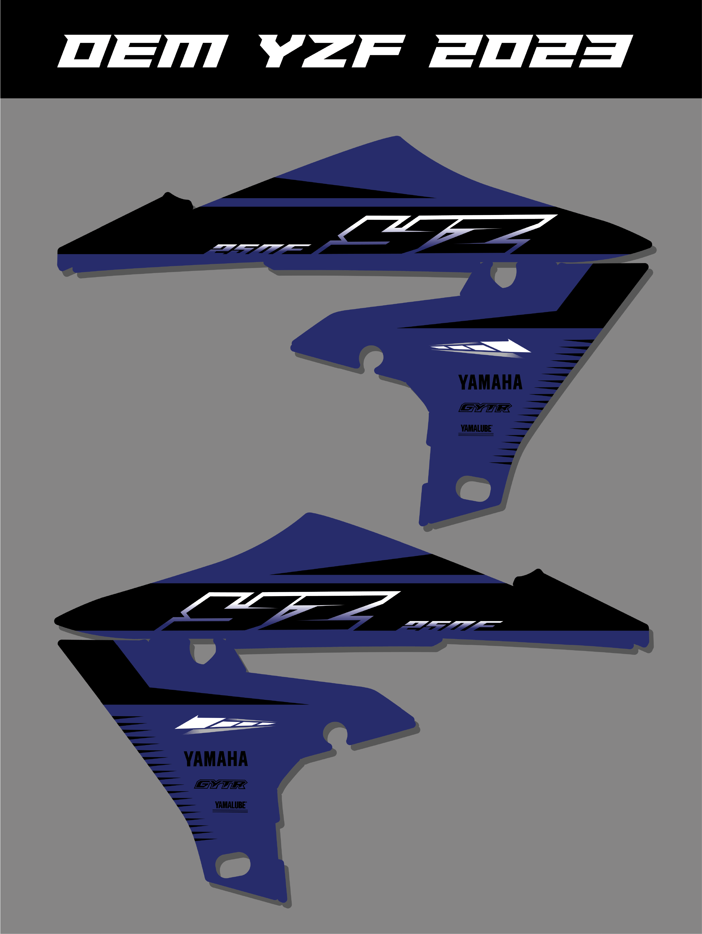 Yamaha OEM 23 YZF Graphics – TB Graphics LTD