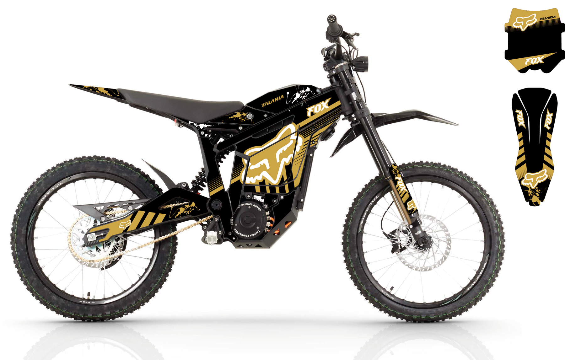 Talaria 'OG Fox' Black/Sand Graphics Kit – TB Graphics LTD