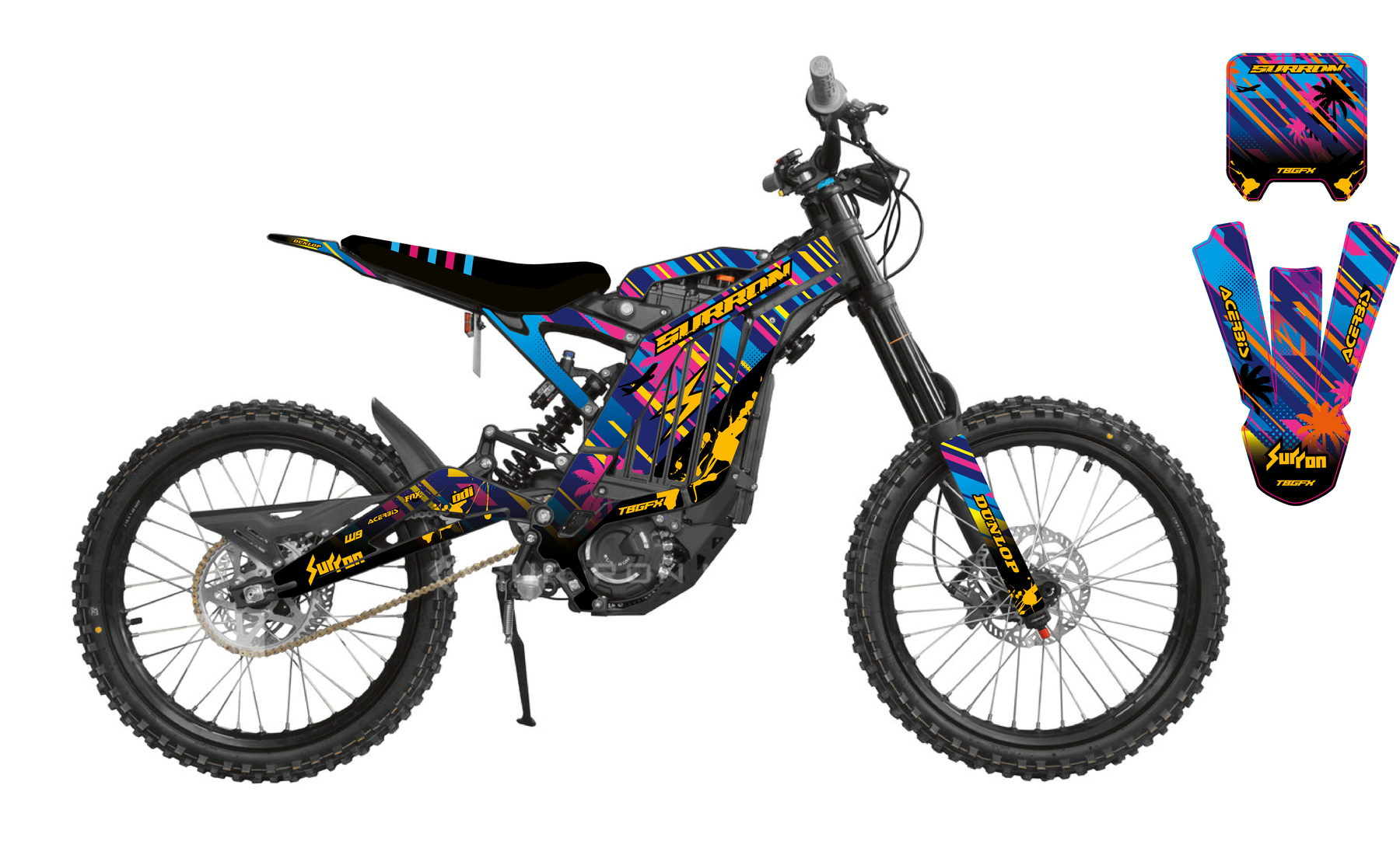 Surron 'MIAMI DRIP' Graphics Kit – TB Graphics LTD