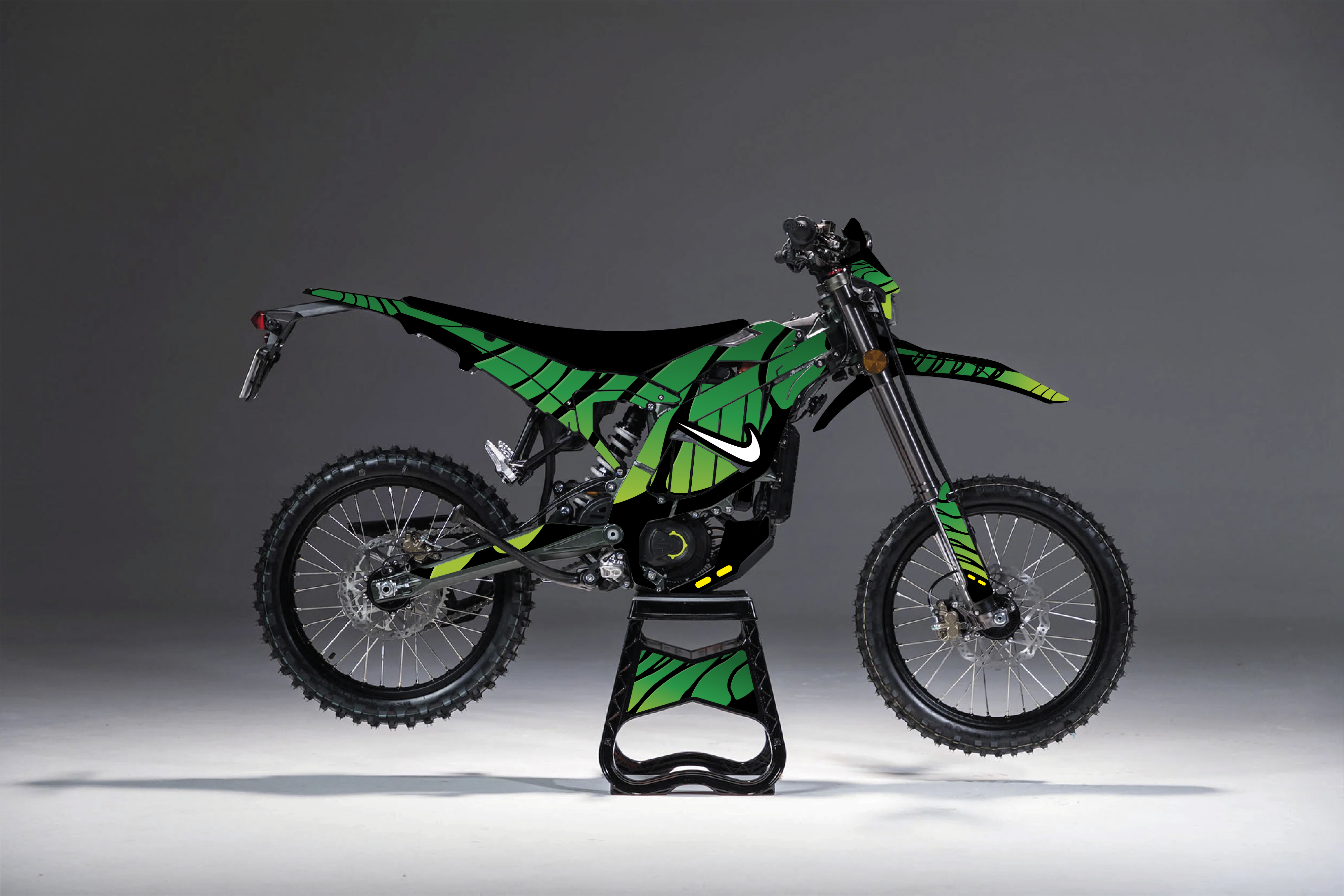 Surron Ultra Bee 'TN Jungle Green' Graphics Kit – TB Graphics LTD