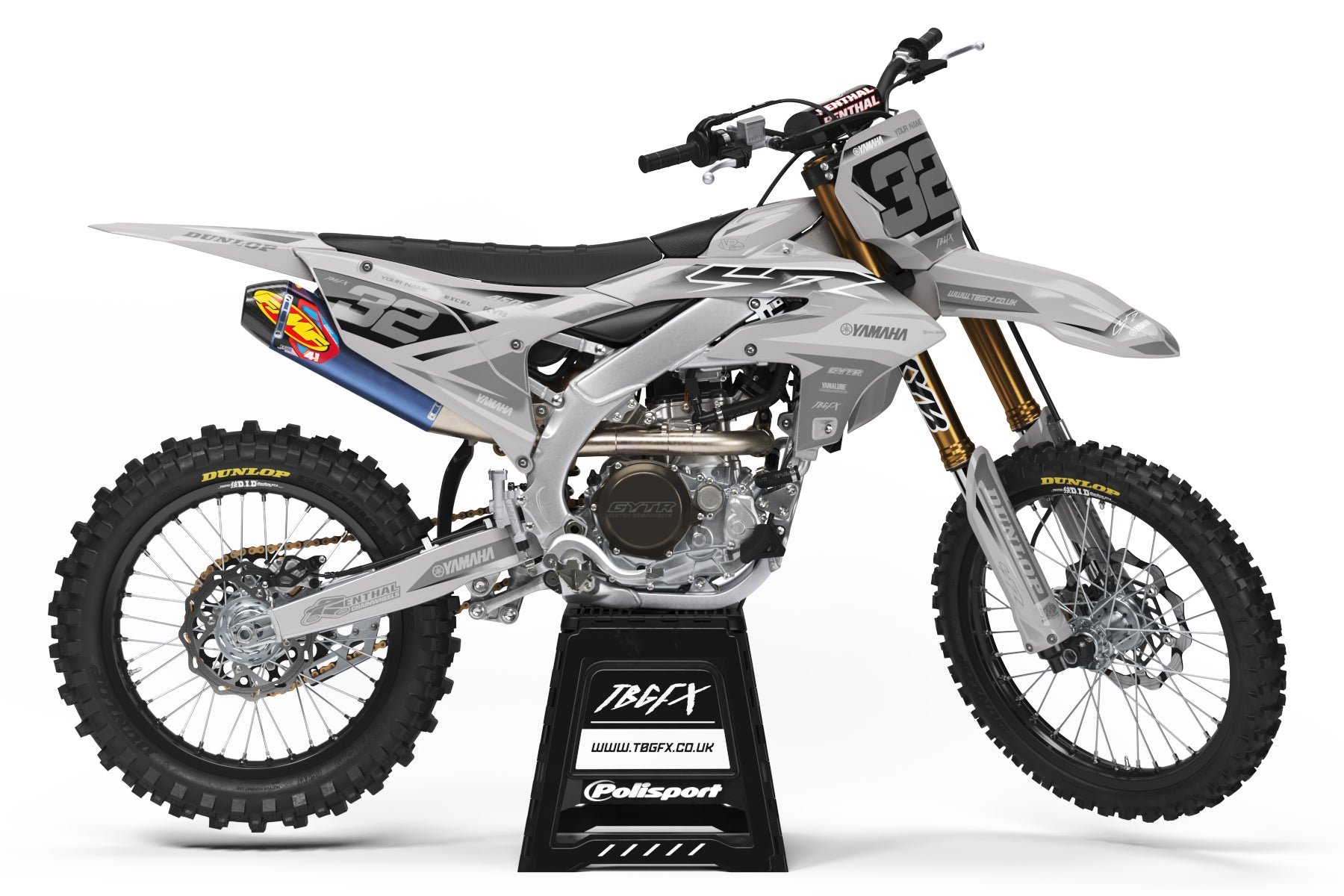Yamaha 'Vital' Grey Graphics Kit – TB Graphics LTD