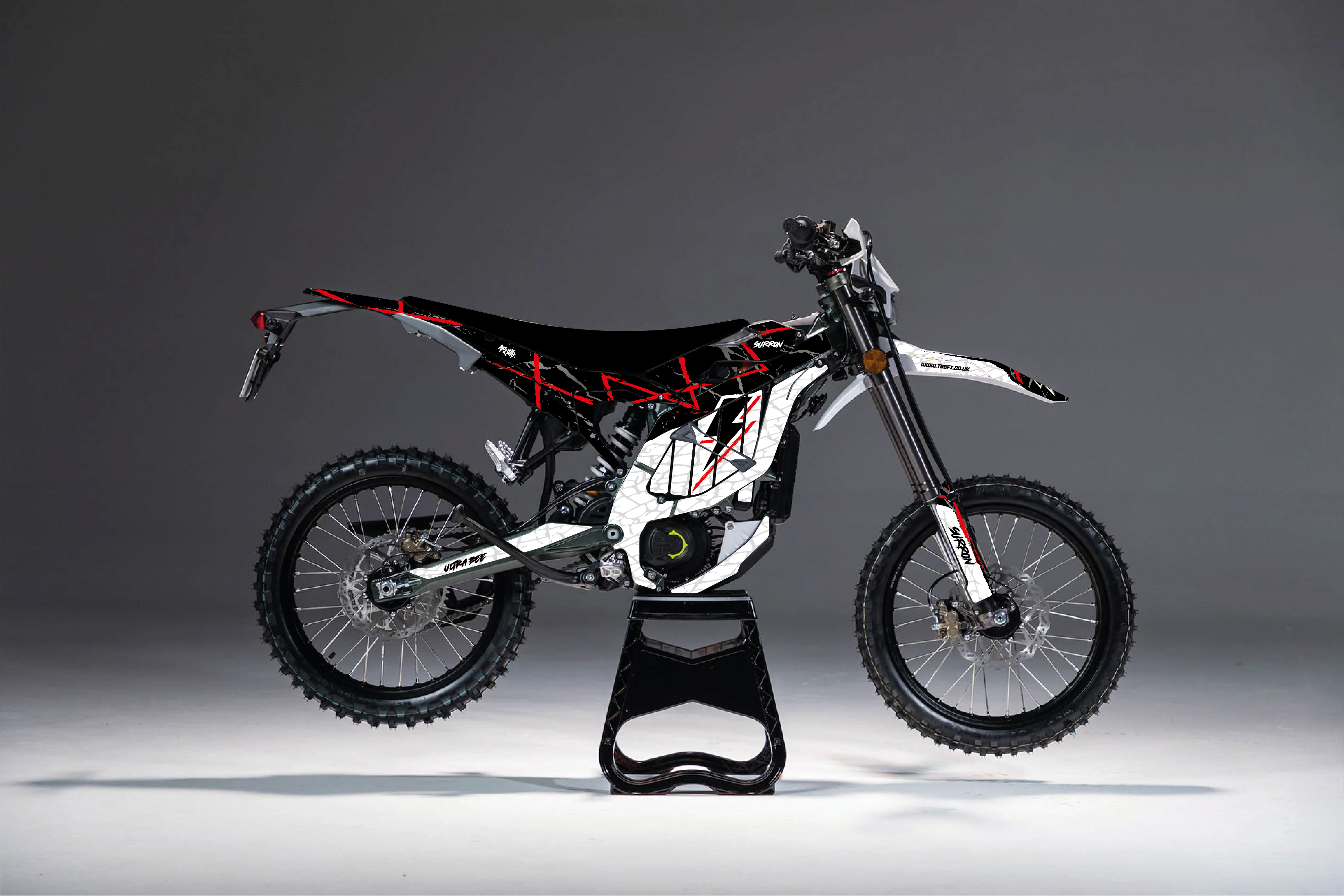 Surron Ultra Bee "GLOW" RED Graphics Kit – TB Graphics LTD